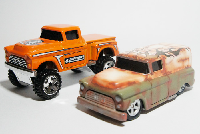 HWCustom: 56 Chevy stepside - delivery (Rusty)