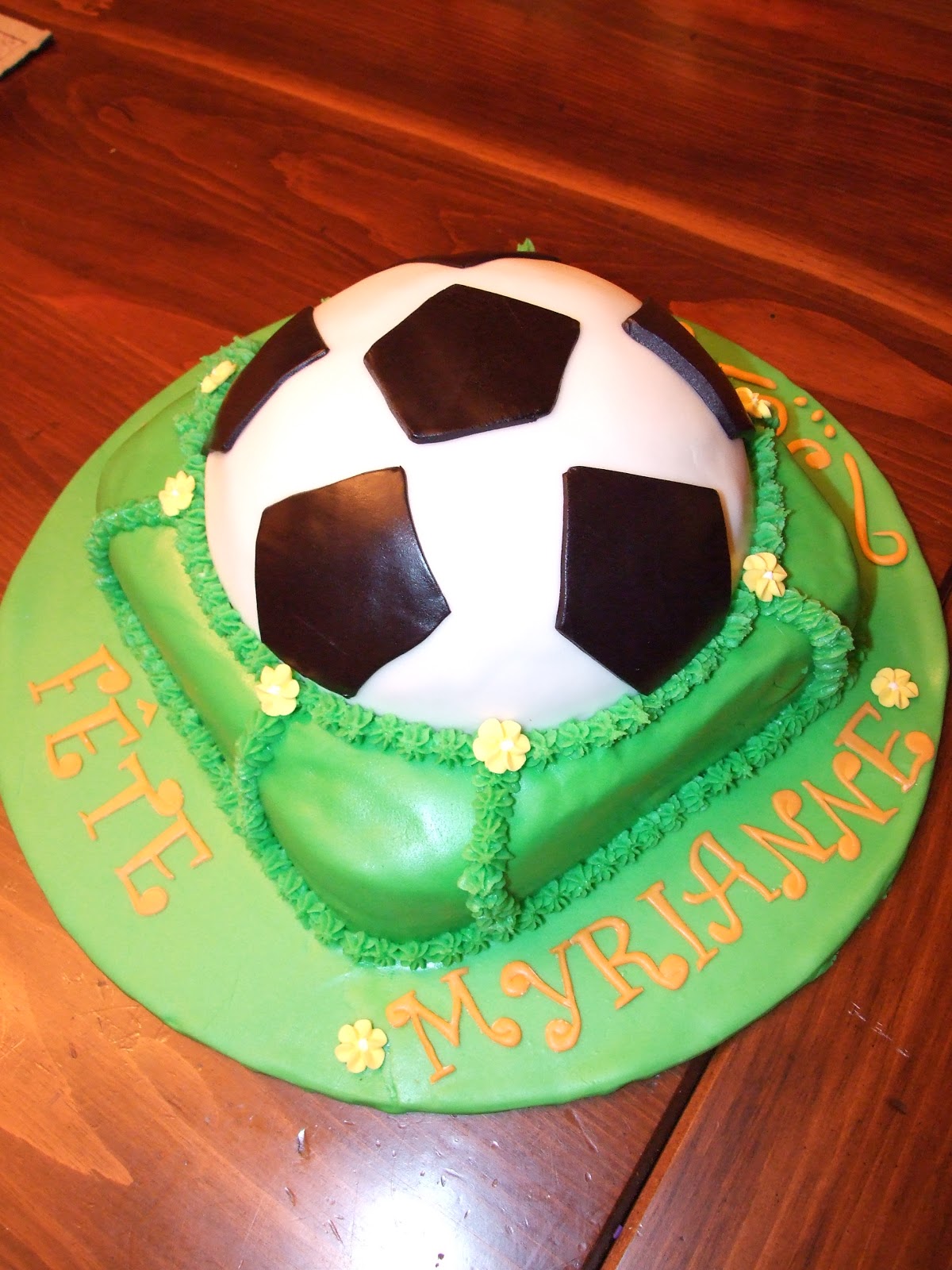 Aux Papilles Sucrées: Gâteau Soccer