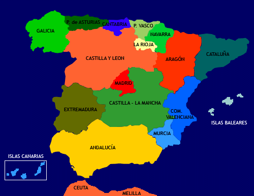 Principiantes: El territorio de España