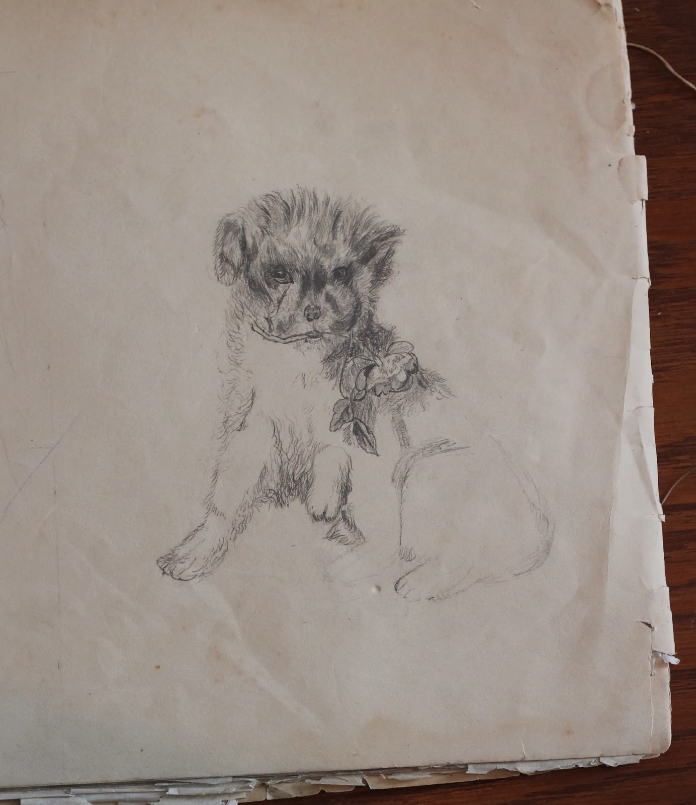 Helen and Her Daughters: Vintage Drawings