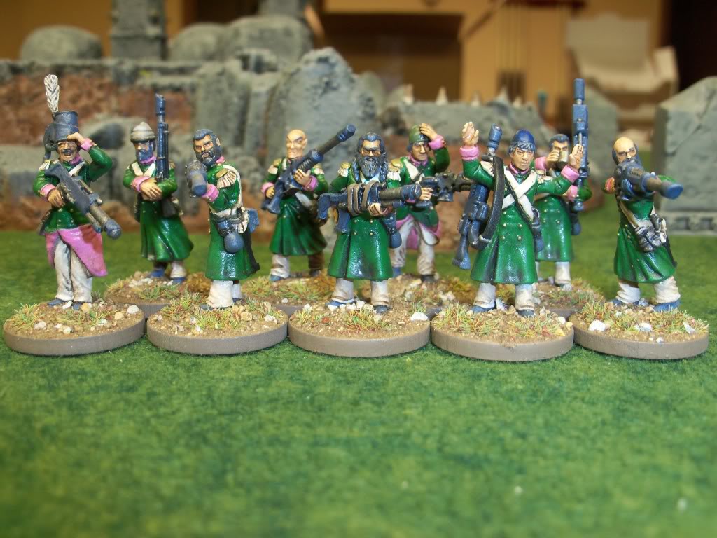 Adventures In Miniature Gaming: Painted Renegade Imperial Guard Conscripts