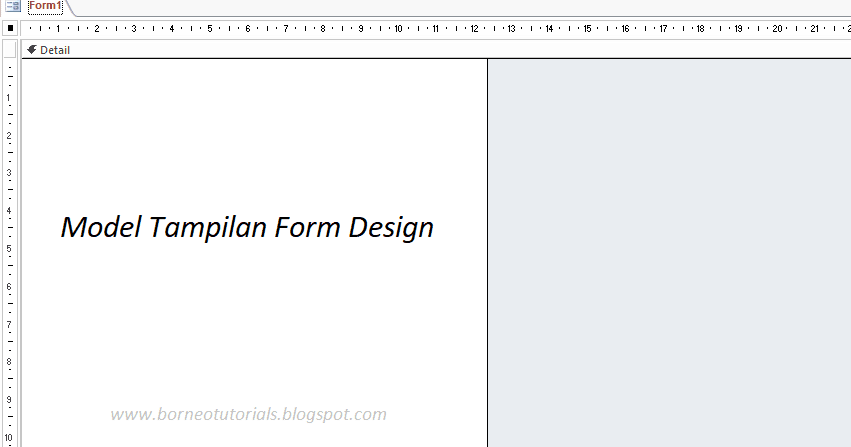 Cara Membuat Form Login Password Ms Access Menggunakan Macro - Borneotutorials.blogspot.com