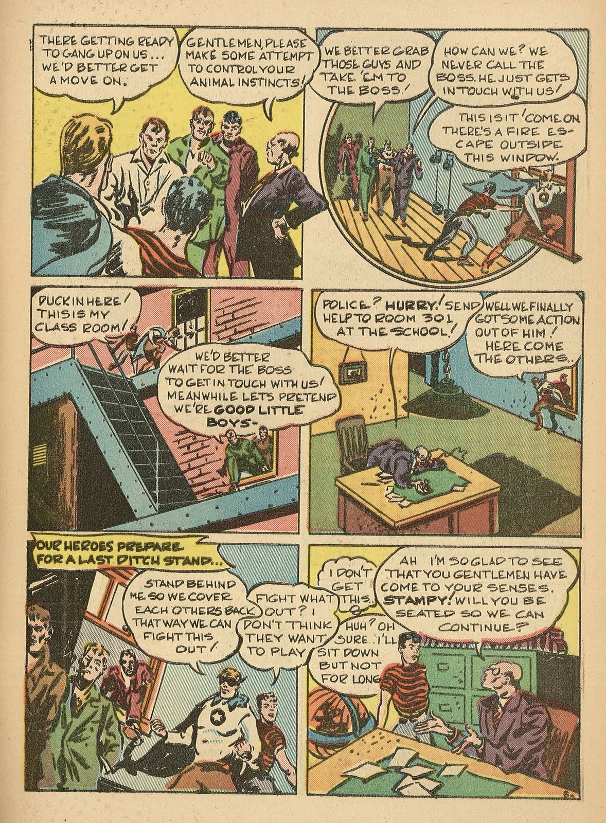 Four-Color Shadows: Airmale and Stampy-Snappy Comics-1945