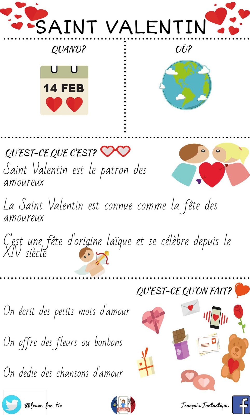 TOMBER À PIC-arral: Aujourd'hui, le 14 février, c'est la Saint-Valentin