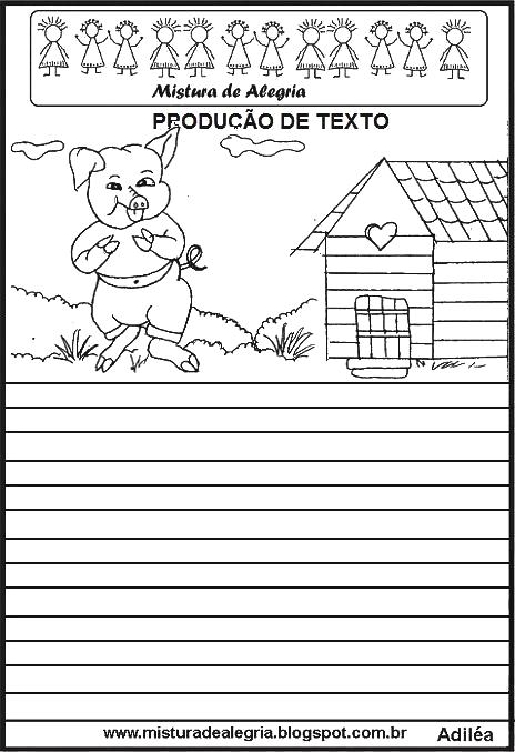 PRODUÇÕES DE TEXTOS, TEMAS VARIADOS PARA IMPRIMIR E COLORIR-Mistura de ...