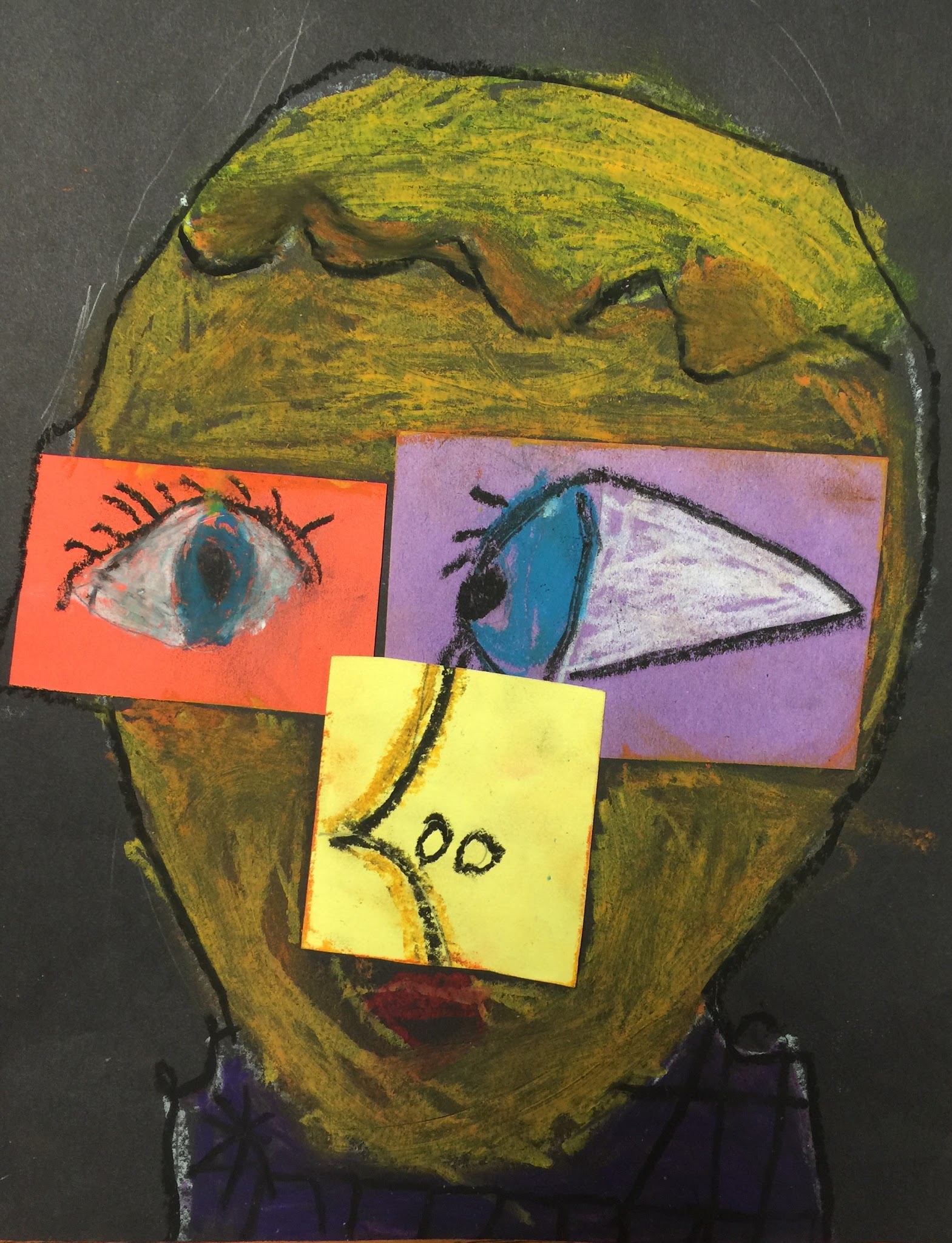 Mrs. Harris' art room: Picasso self portraits 1st grade lesson