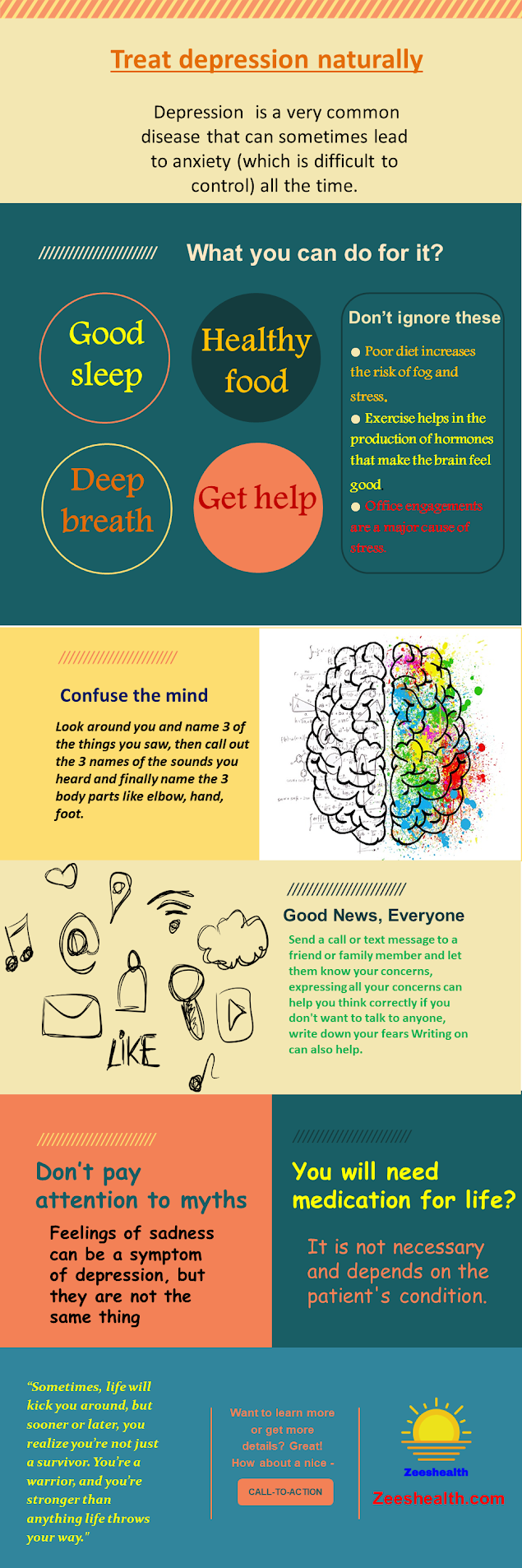 How to treat depression naturally at home? ~ Zeeshealth for all: Gloom ...