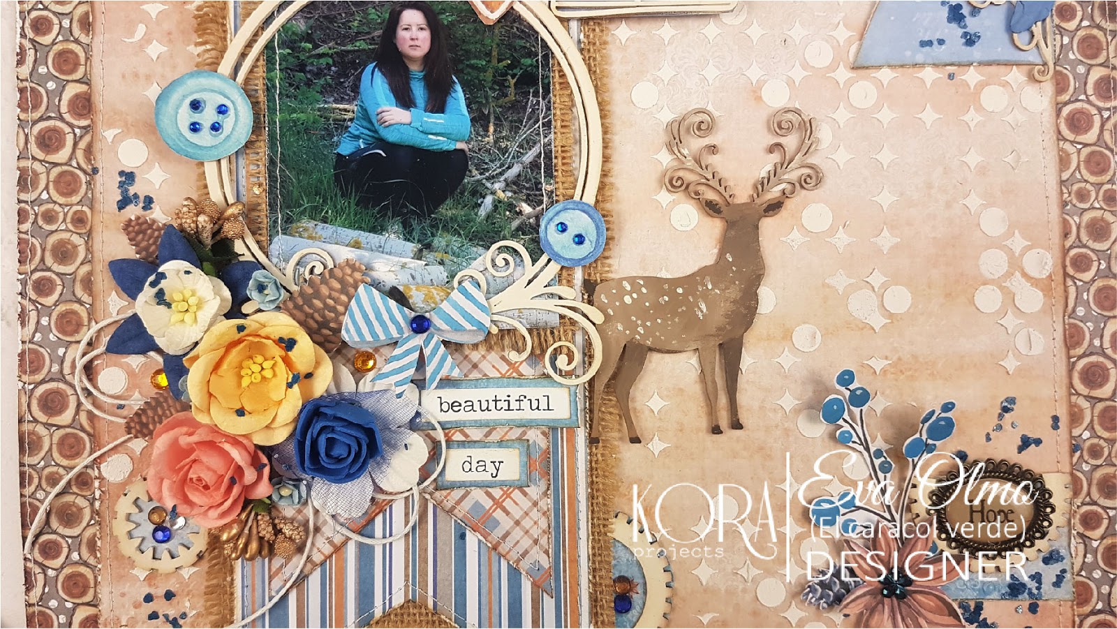 El caracol verde: Layout "Cozy Winter" con Kora Projects