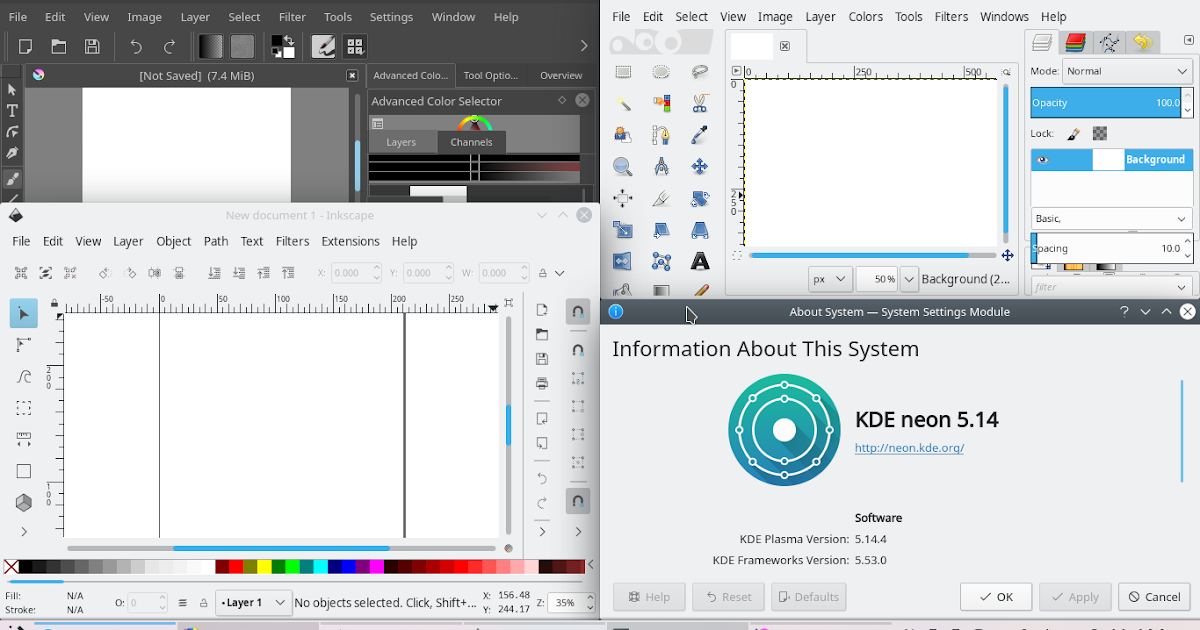 KDE neon for Graphic Designers