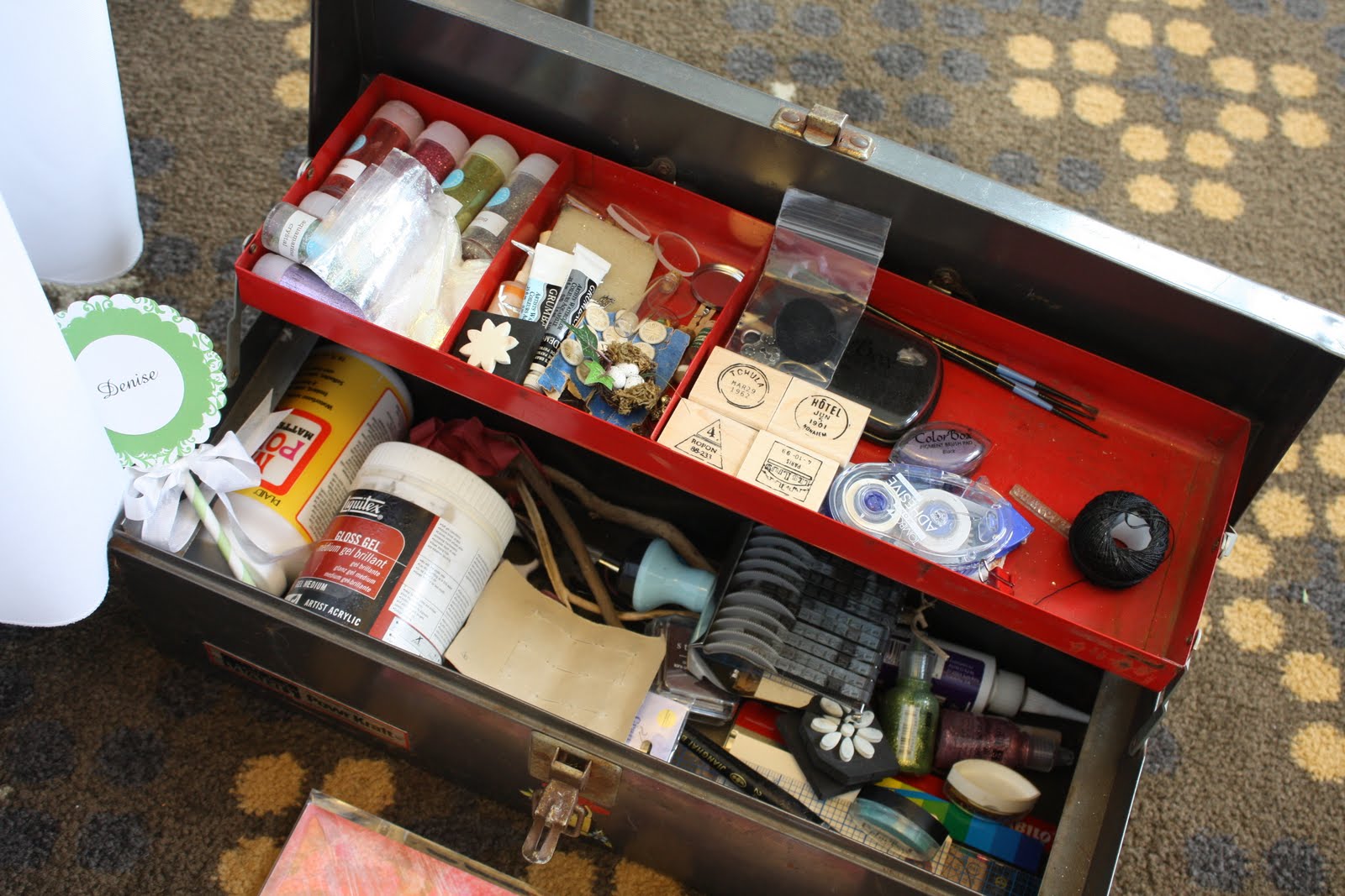 In My Blue Room: Lisa Kaus Collage Classes Day 1