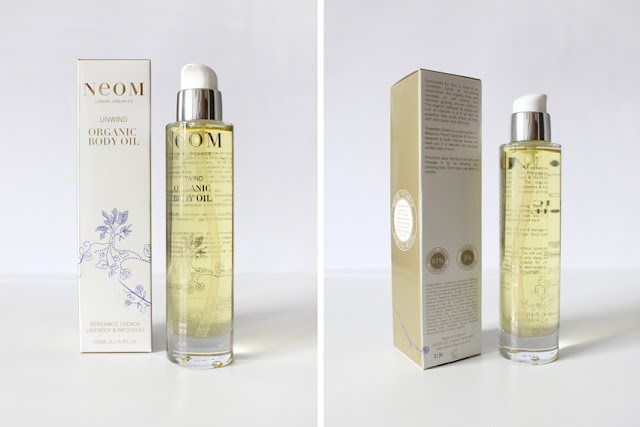NEOM Luxury Organics Body Oil Unwind (Begamot, French Lavender ...