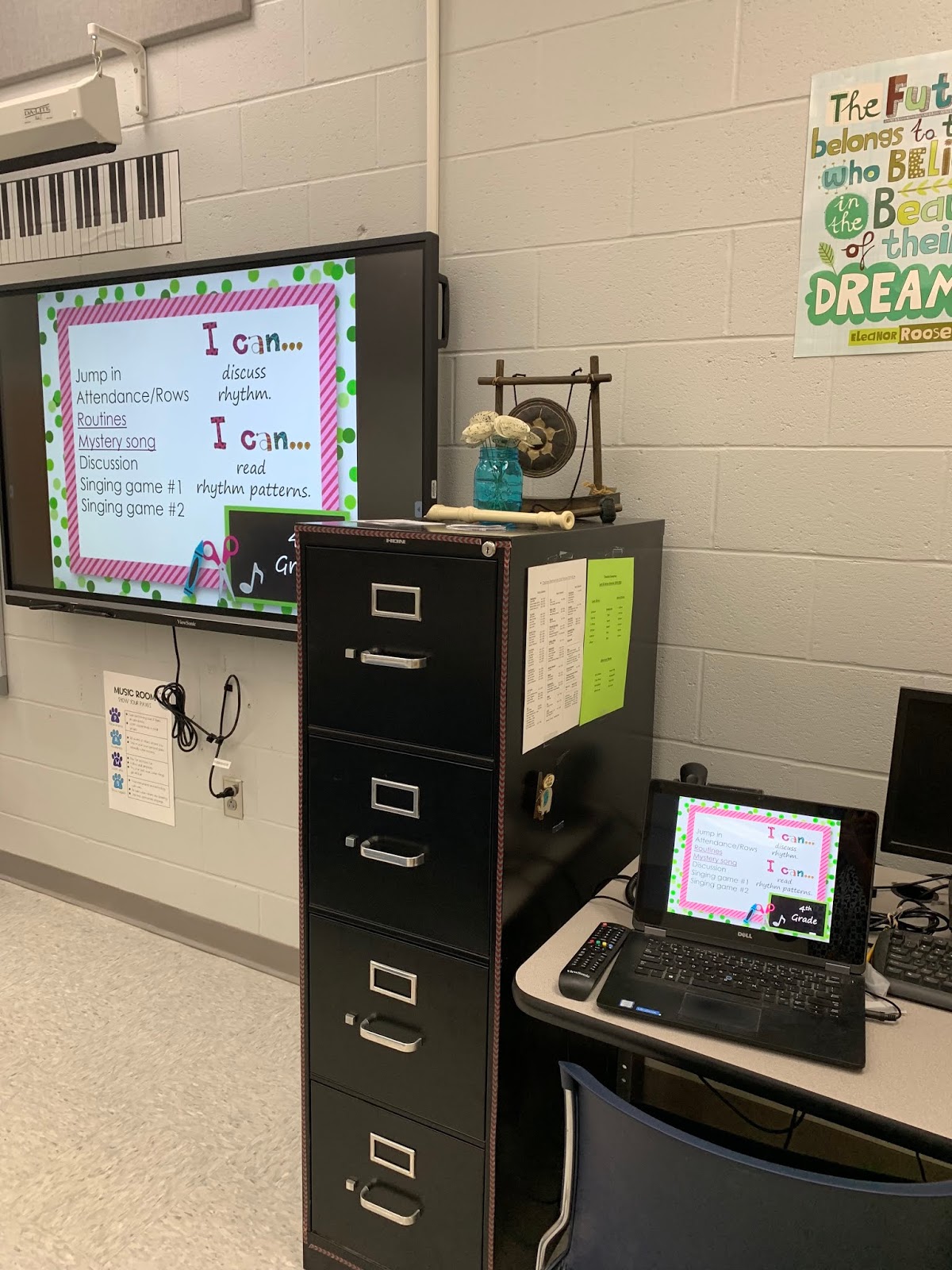 Classroom Reveal, Camping Theme - Aileen's Music Room