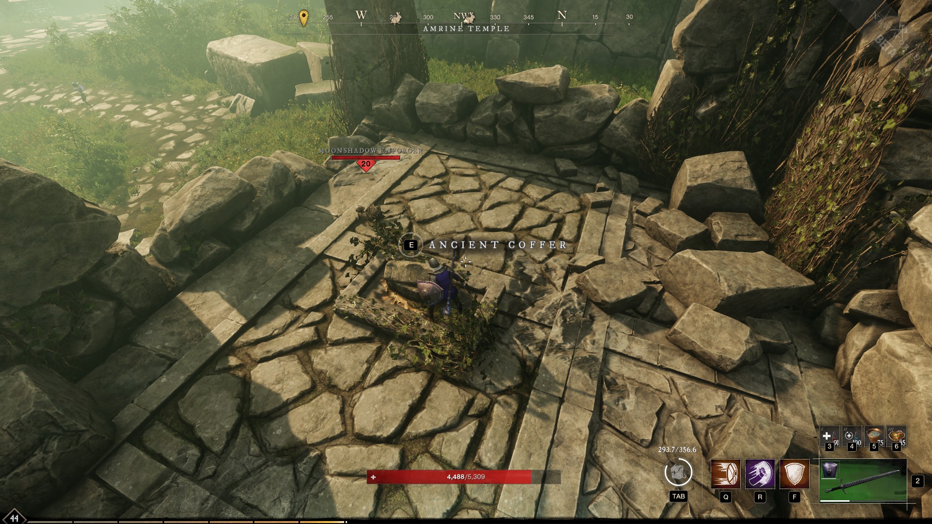 New World: Amrine Temple chest locations