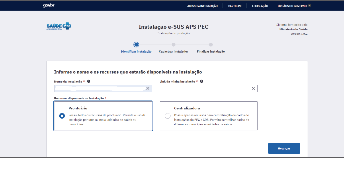 BLOG DO EDY GOMES: CONFIGURAÇÕES INICIAIS DO SISTEMA e SUS AB PEC