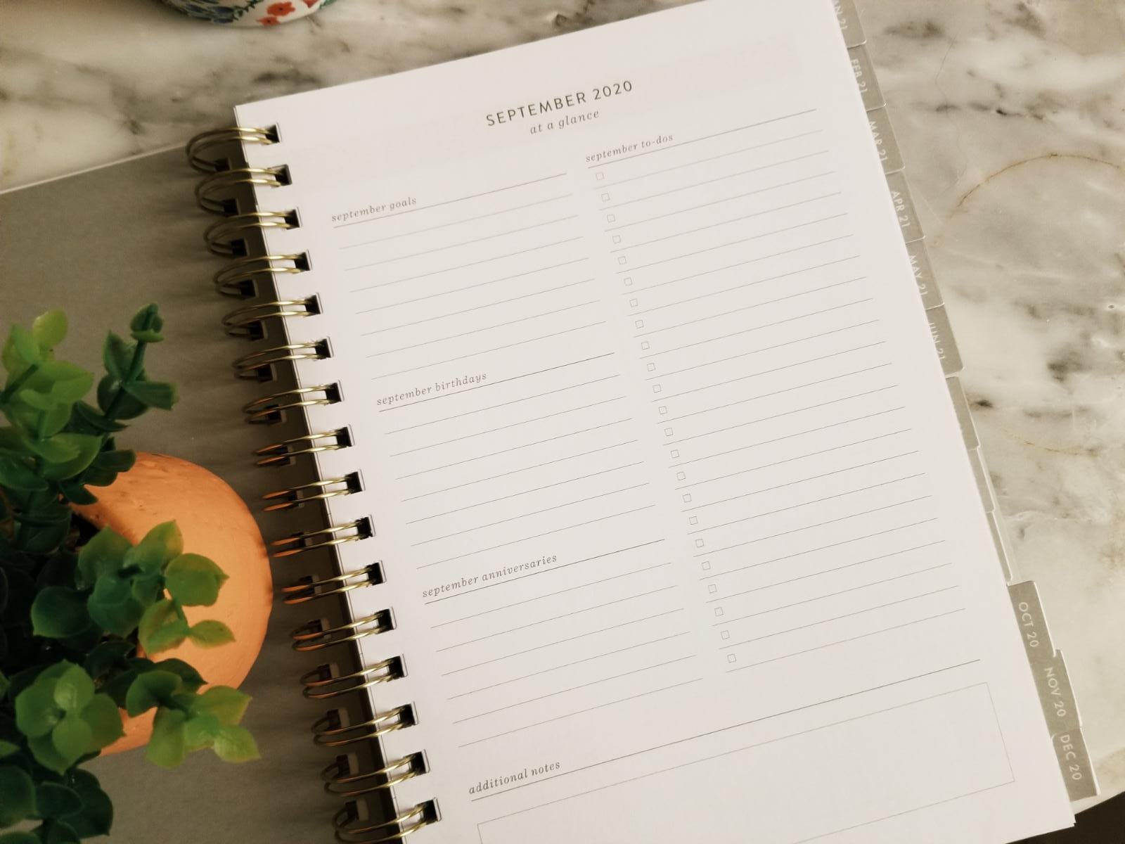 FRINGE 17-Month-Planner 2021 Review | Rooting Branches