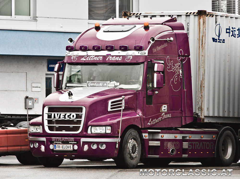 LKW Bilder: Ein ganz seltener: IVECO Strator von Lettner Trans