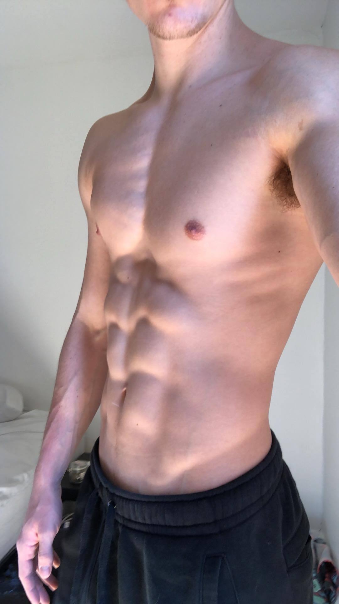 Guy Abs Selfie No Face