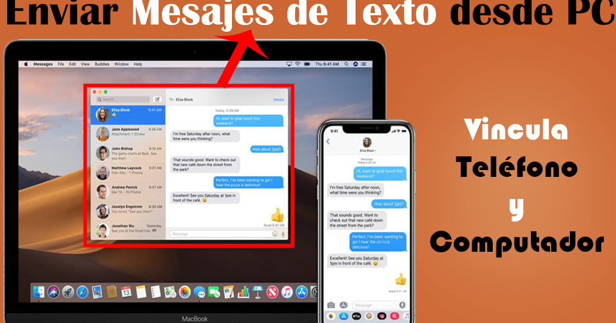 Como Enviar y Recibir Mensajes de Texto del Teléfono en tu PC con ...