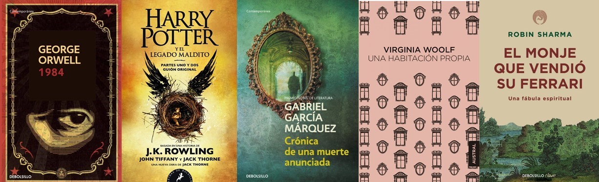 El Búho entre libros: LIBROS DE BOLSILLO MÁS VENDIDOS (27 ABRIL 2018)