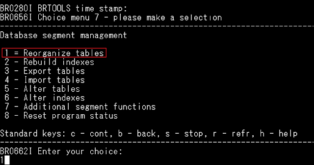 Table Reorg using Brtools - SAP Basis Genie