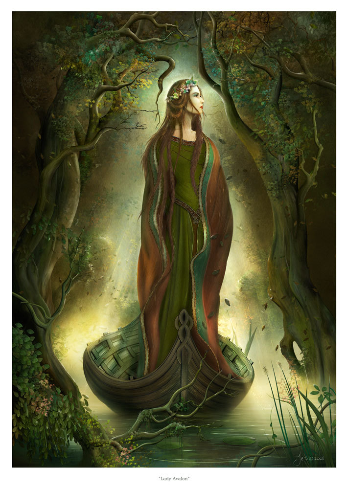 The Bearded Quail: Ganieda, Sister Of Merlin: My 150th Post