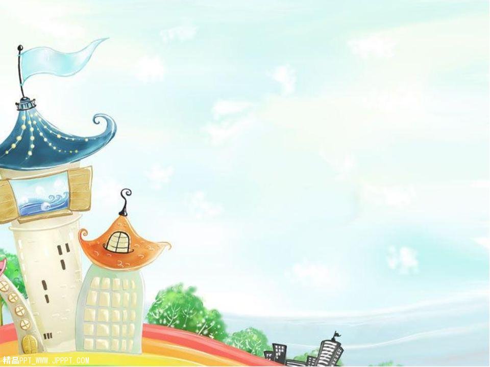 Fairy tale world PPT backgrounds