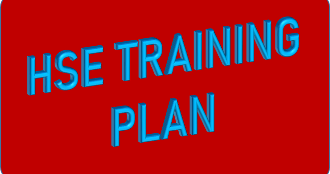 HSE TRAINING PLAN | HSE
