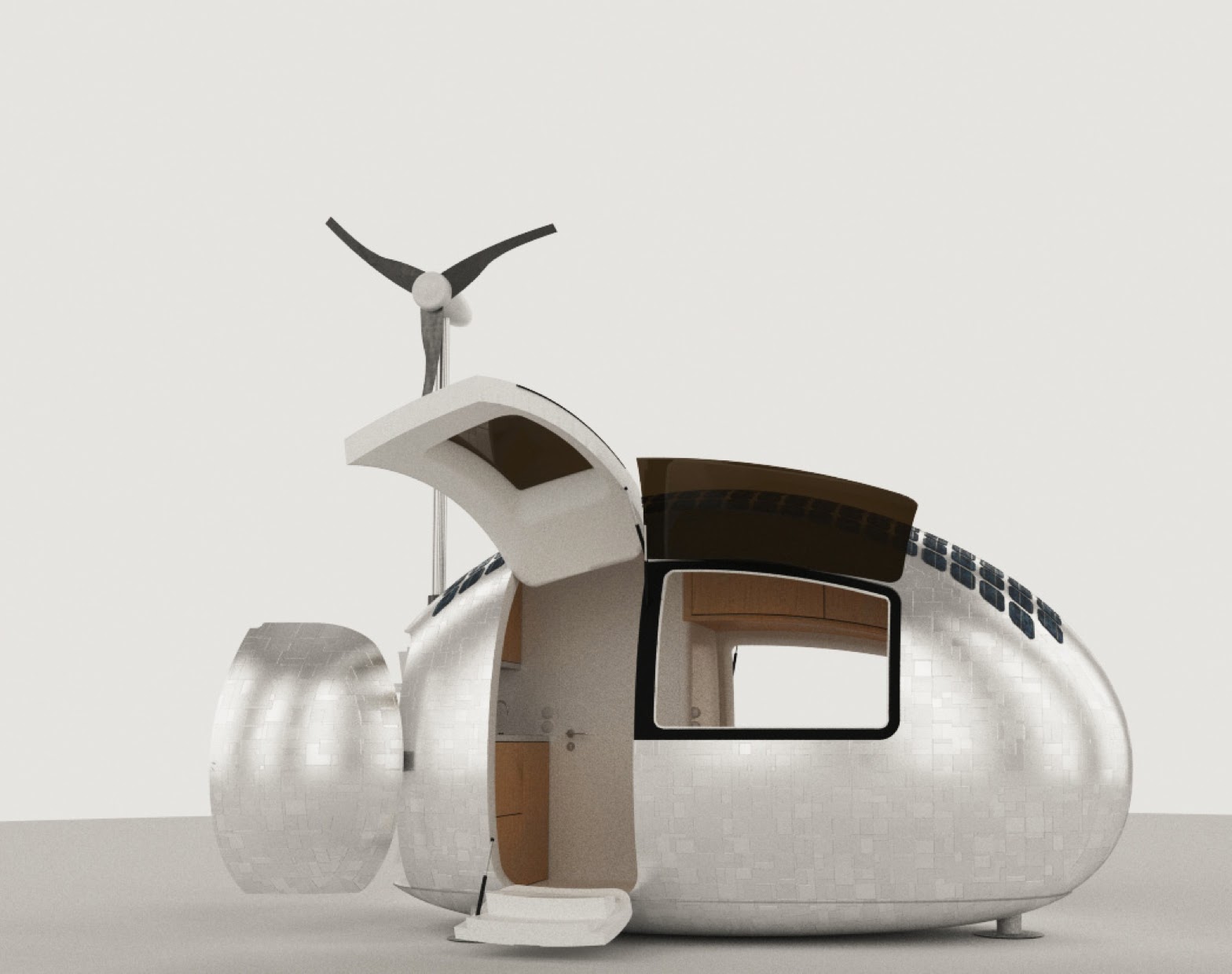 Shedworking: Ecocapsule
