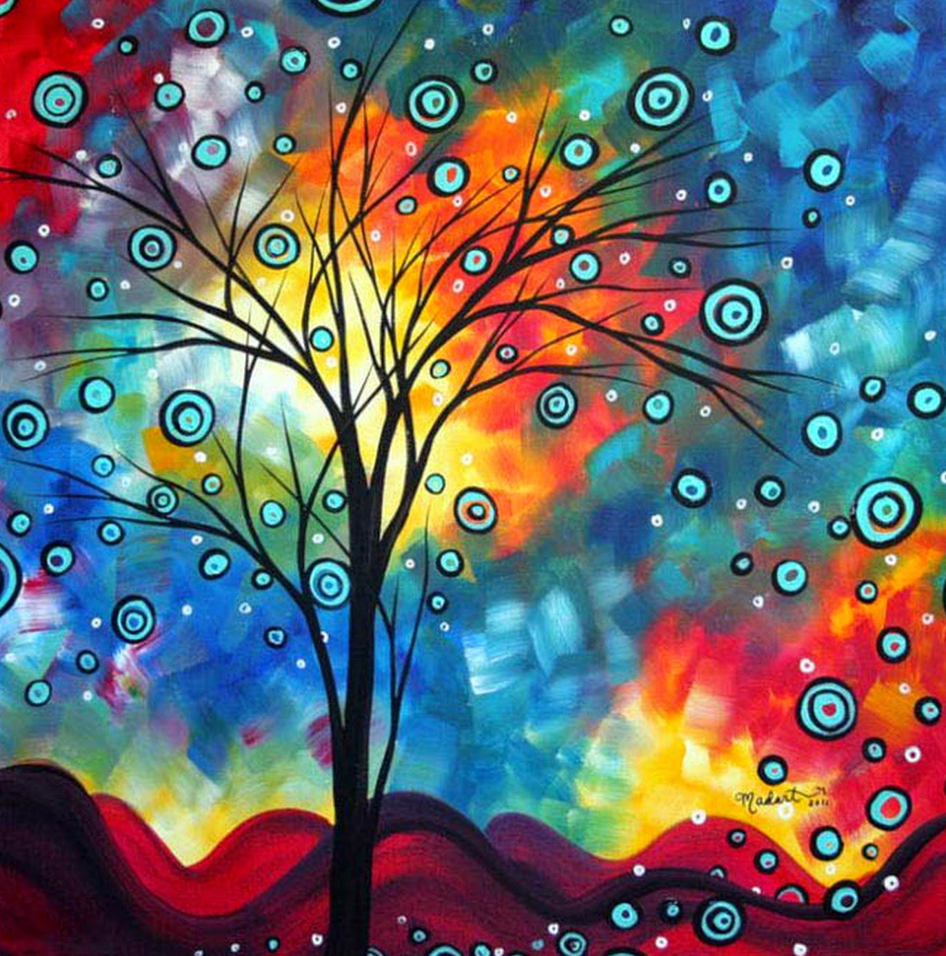 Imágenes Arte Pinturas: Cuadros modernos de paisajes, Megan Aroon Duncanson