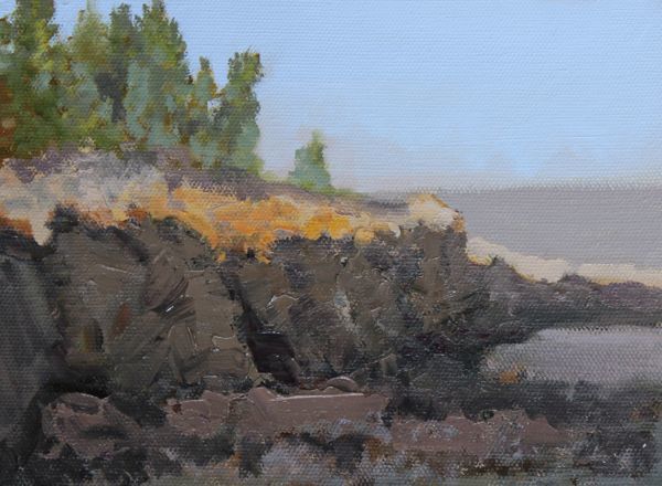 Susan Fowler Fine Art: Landscape, Seascape Oil Painting "Maine-Study #5 ...