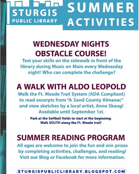 Sturgis Public Library: Summer Activities!