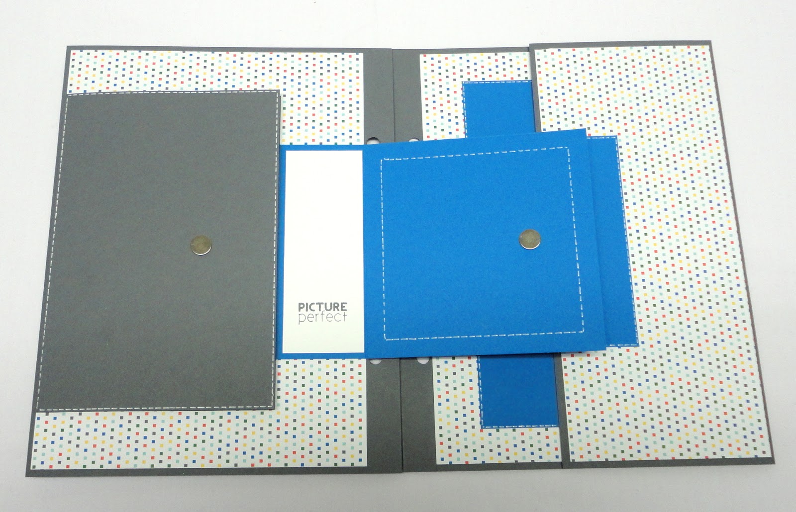 Stamp & Create With Sabrina: Binder Album - Schoolhouse - Page 6 & 7