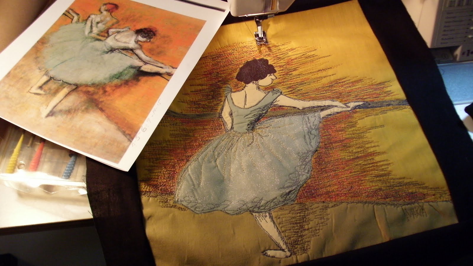 ~A Maria-kind-of-day~: Thread Painting