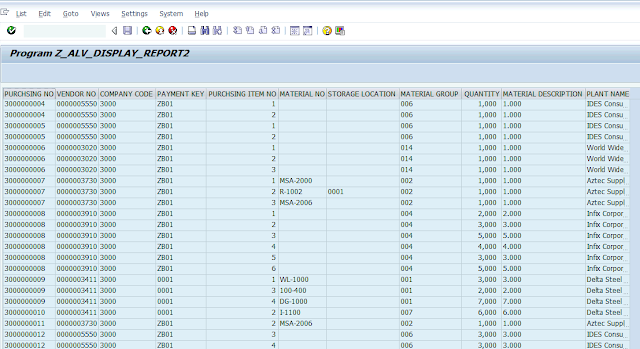 SAP ABAP: ALV Report-1