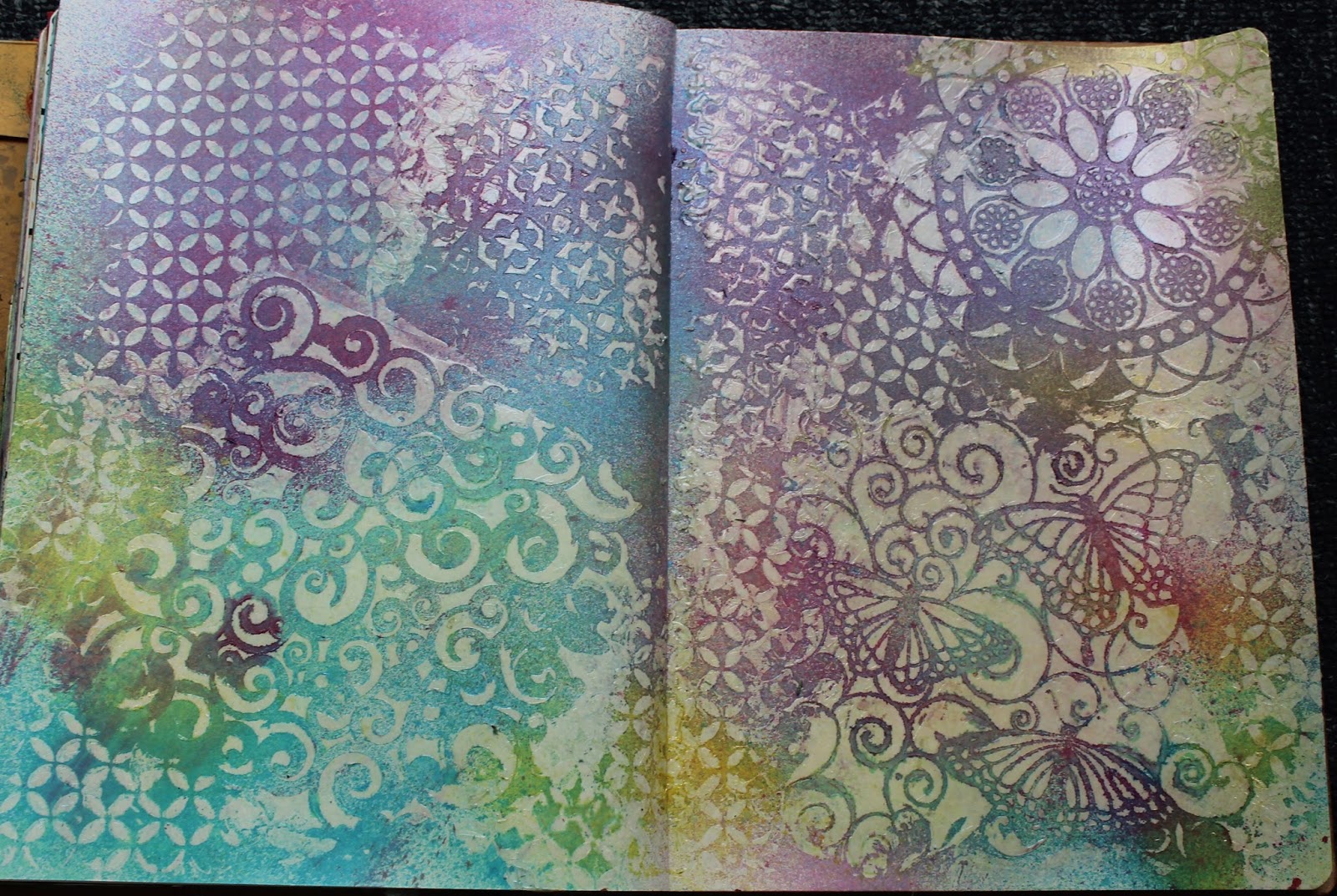 All of Me: Stenciling techniques class