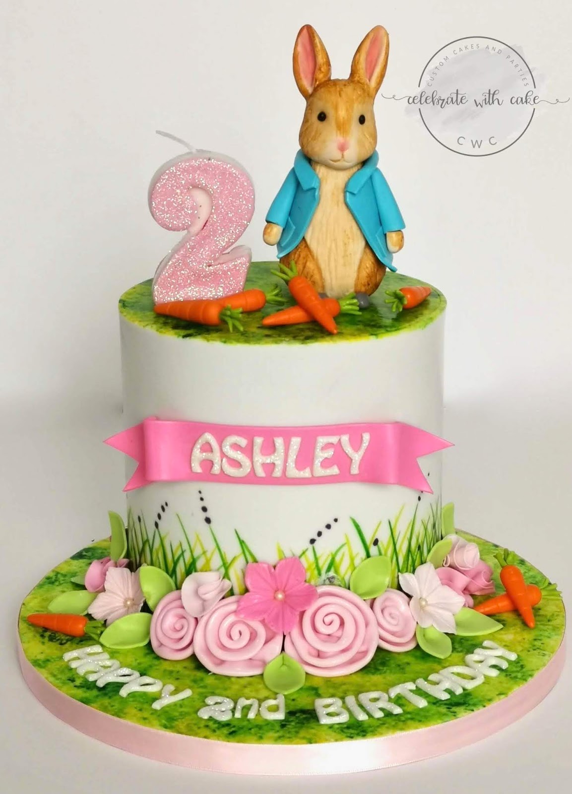 Celebrate with Cake!: Peter Rabbit in the Garden single tier Cake