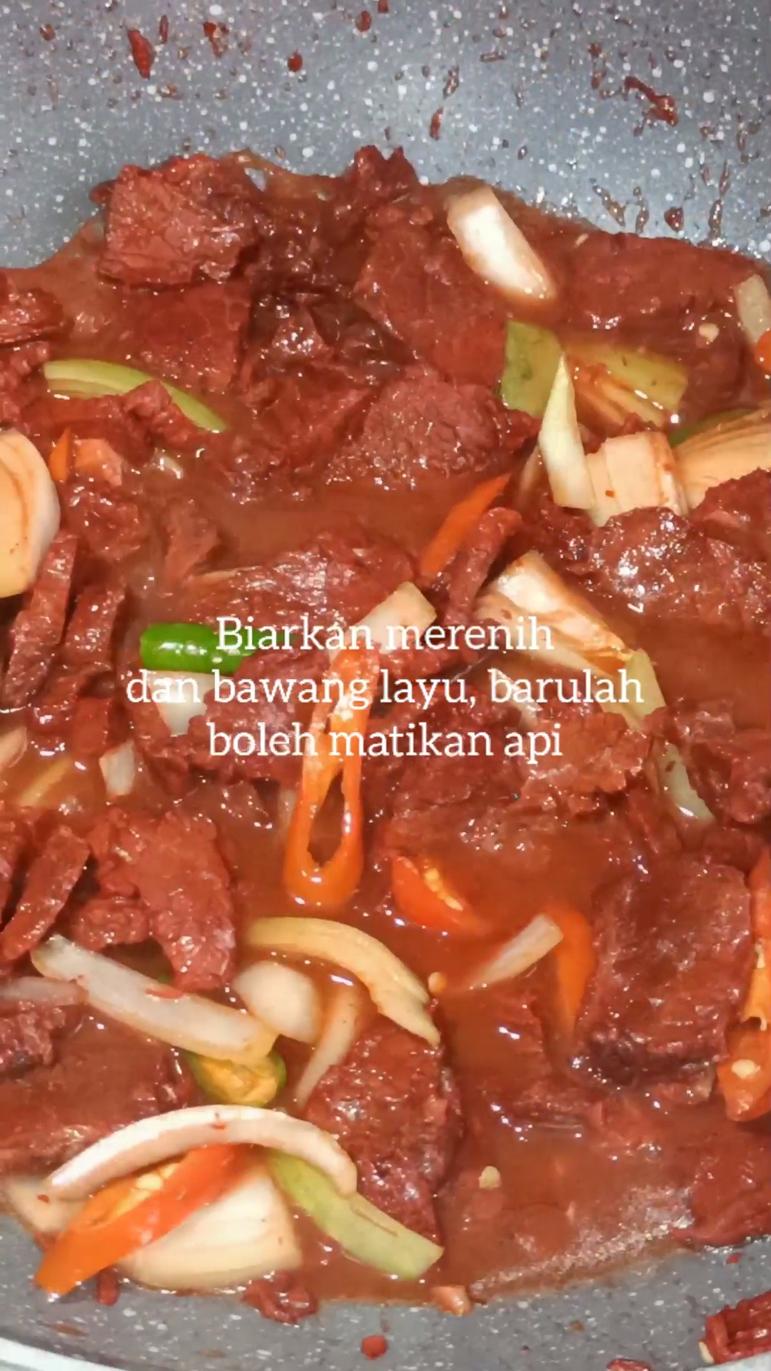 DAGING MASAK MERAH SEDAP GUNA SOS CAP LABU