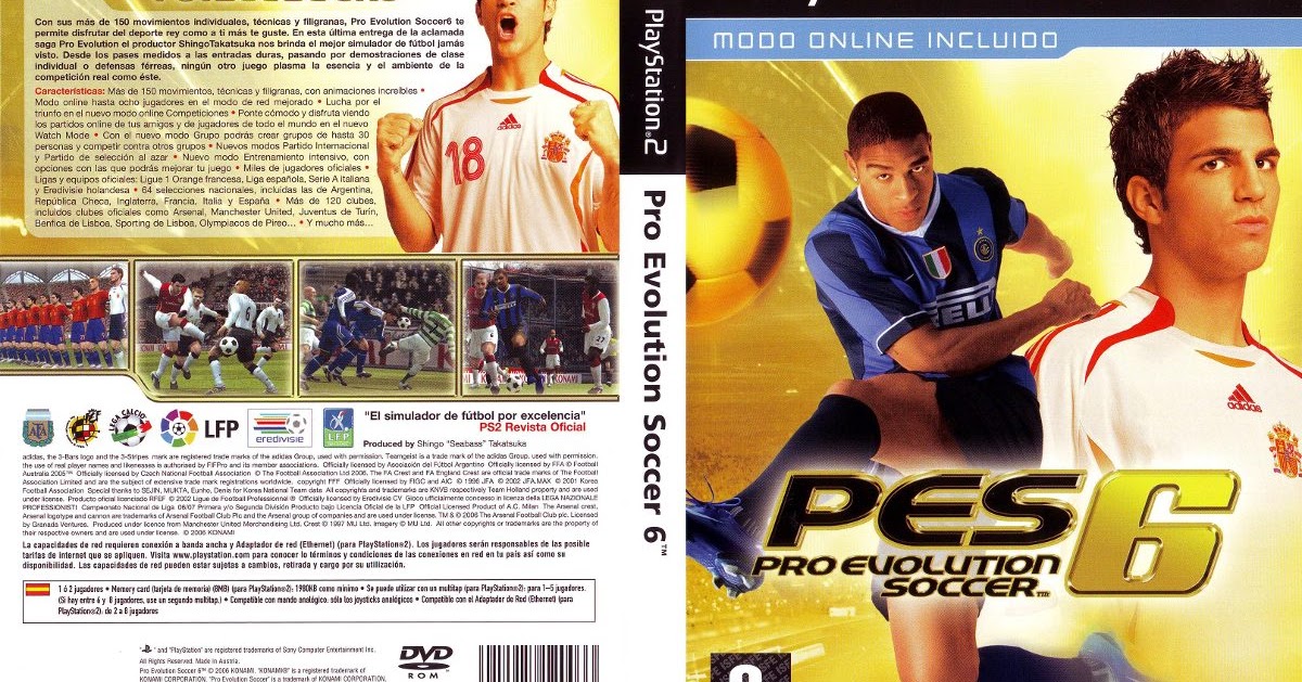 Museu dos Patches PS2: Pro Evolution Soccer 6