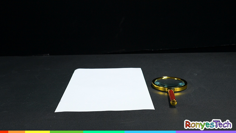 Burning up the Paper with a Magnifying Glass - Science Experiments for ...