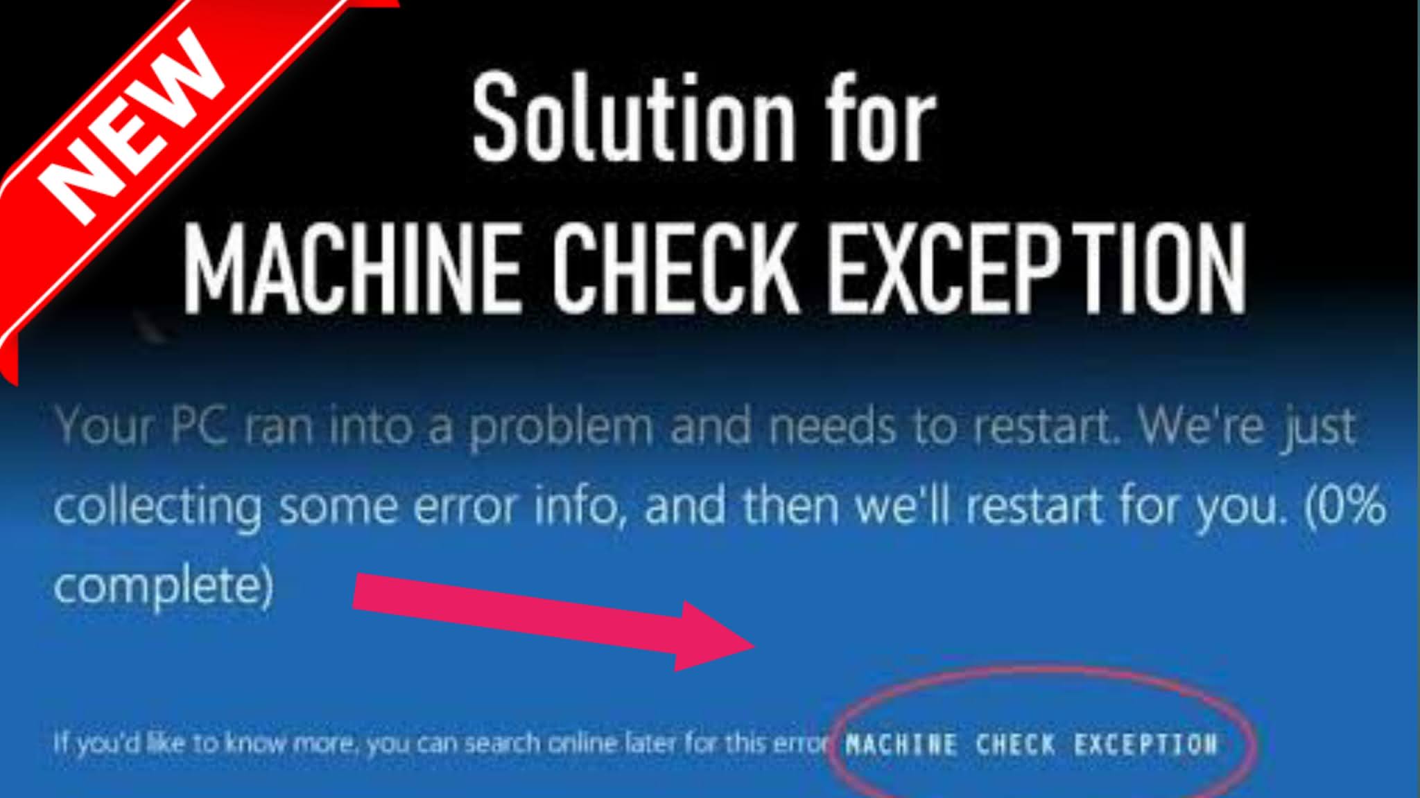 [Fixed] machine check exception error | How do I fix check exception ...