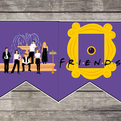 Friends Birthday Party Printable Files | Daisy Created