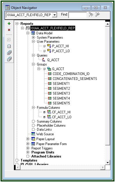 Oracle Applications Aol Creating Custom Account Flex Field Parameter