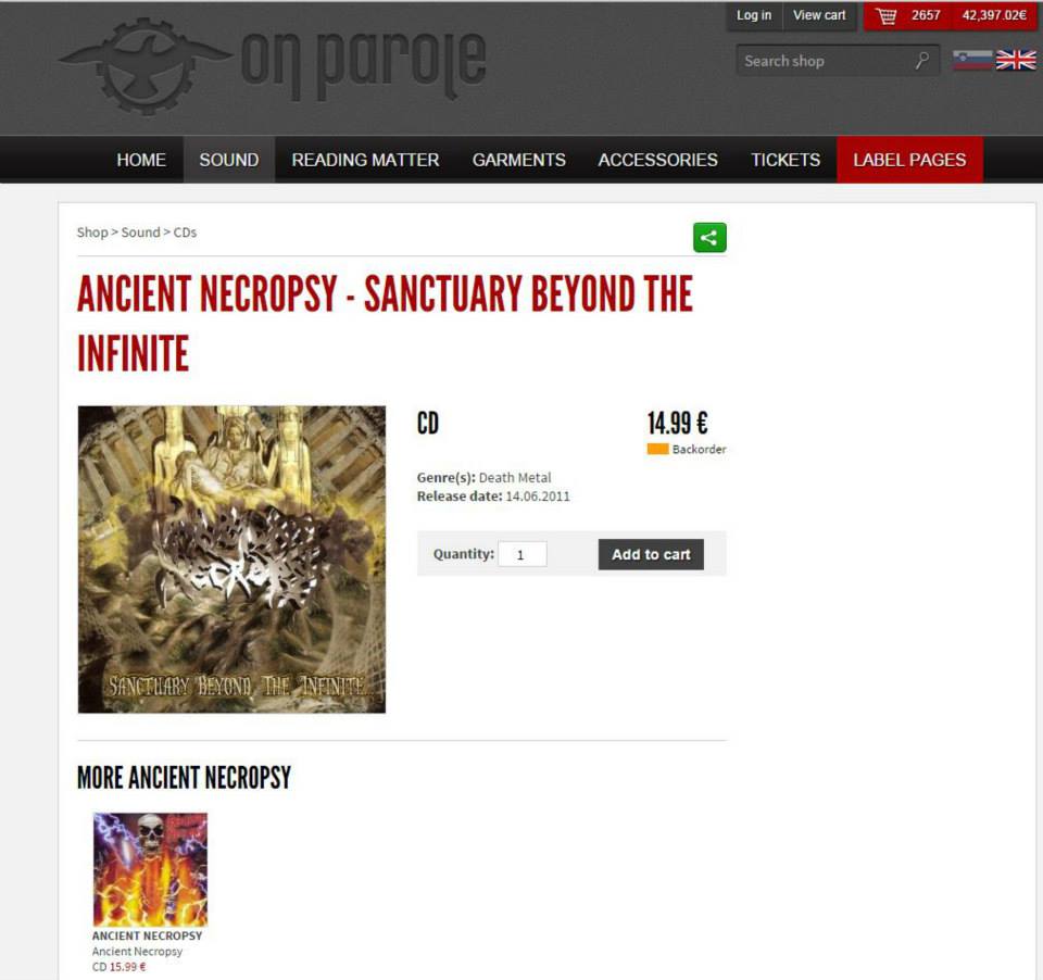 Ancient Necropsy Official Website | Brutal Death Metal