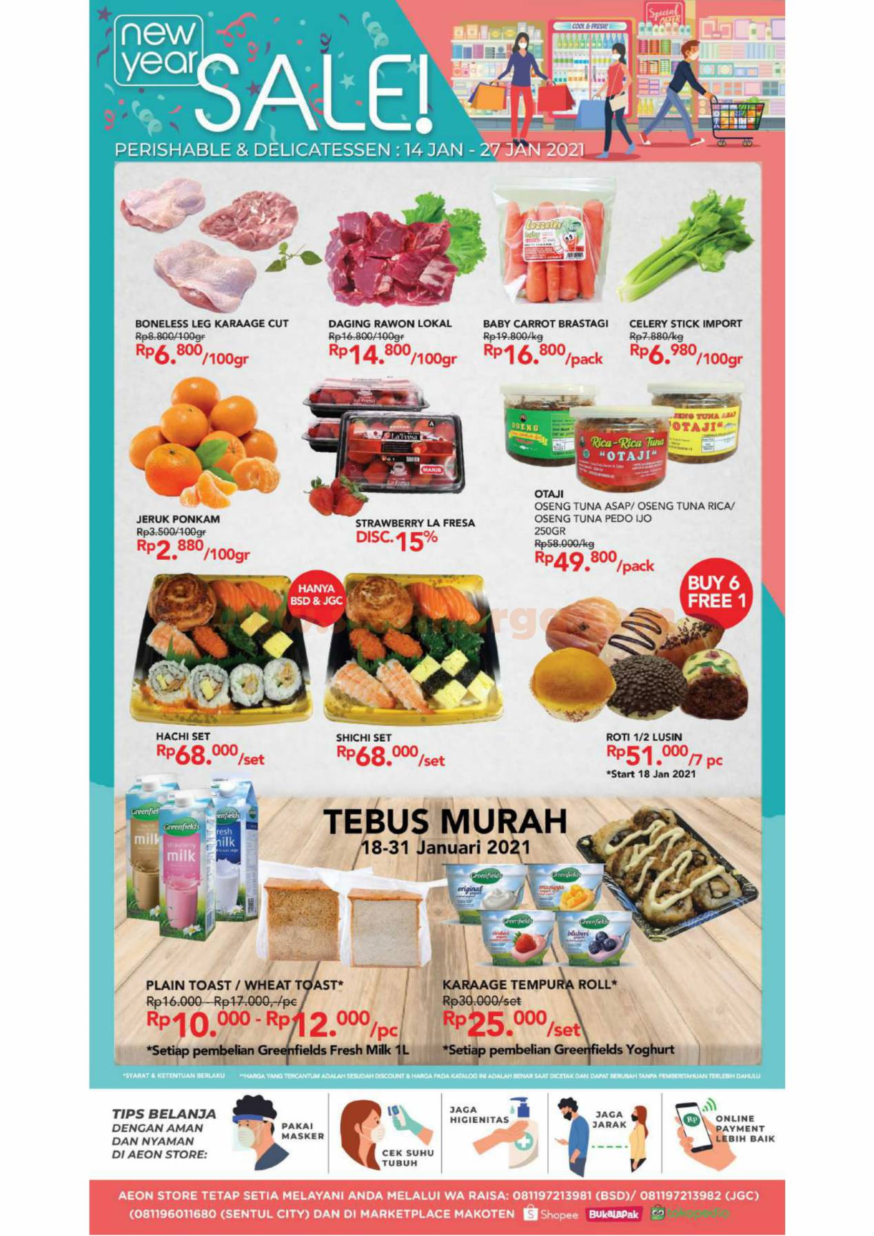 Katalog Promo AEON Store Periode 14 - 27 Januari 2021 | scanharga