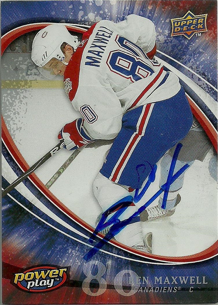Hell's Valuable Collectibles: Ben Maxwell Autographed Card