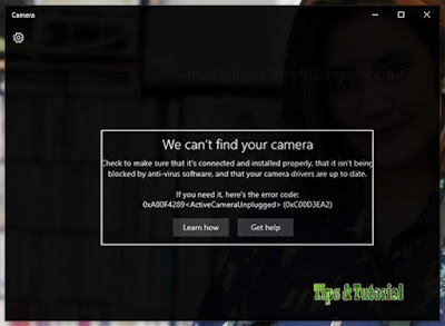 Memperbaiki Error We can’t find your camera dengan Error Code ...