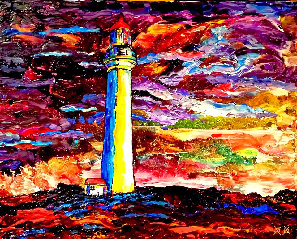 John Bramblitt, 1971 | Palette Knife painting from a blind artist ...