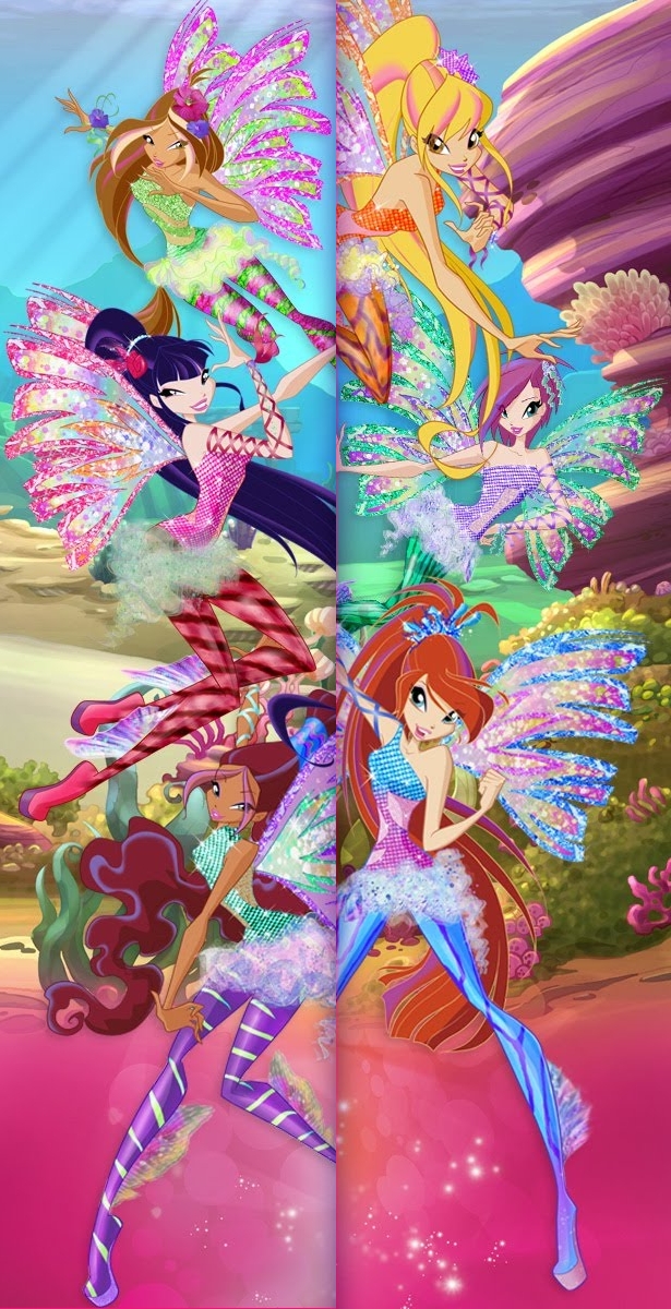 Nuevas imágenes oficiales Winx Club Sirenix 2D con nuevas poses ...