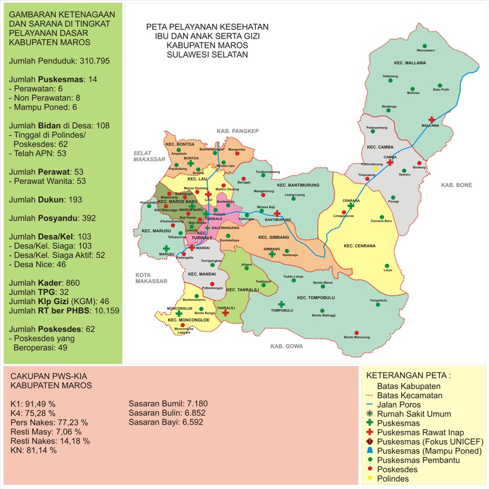 Maros Sehat: Peta Kesehatan Kabupaten Maros 2011