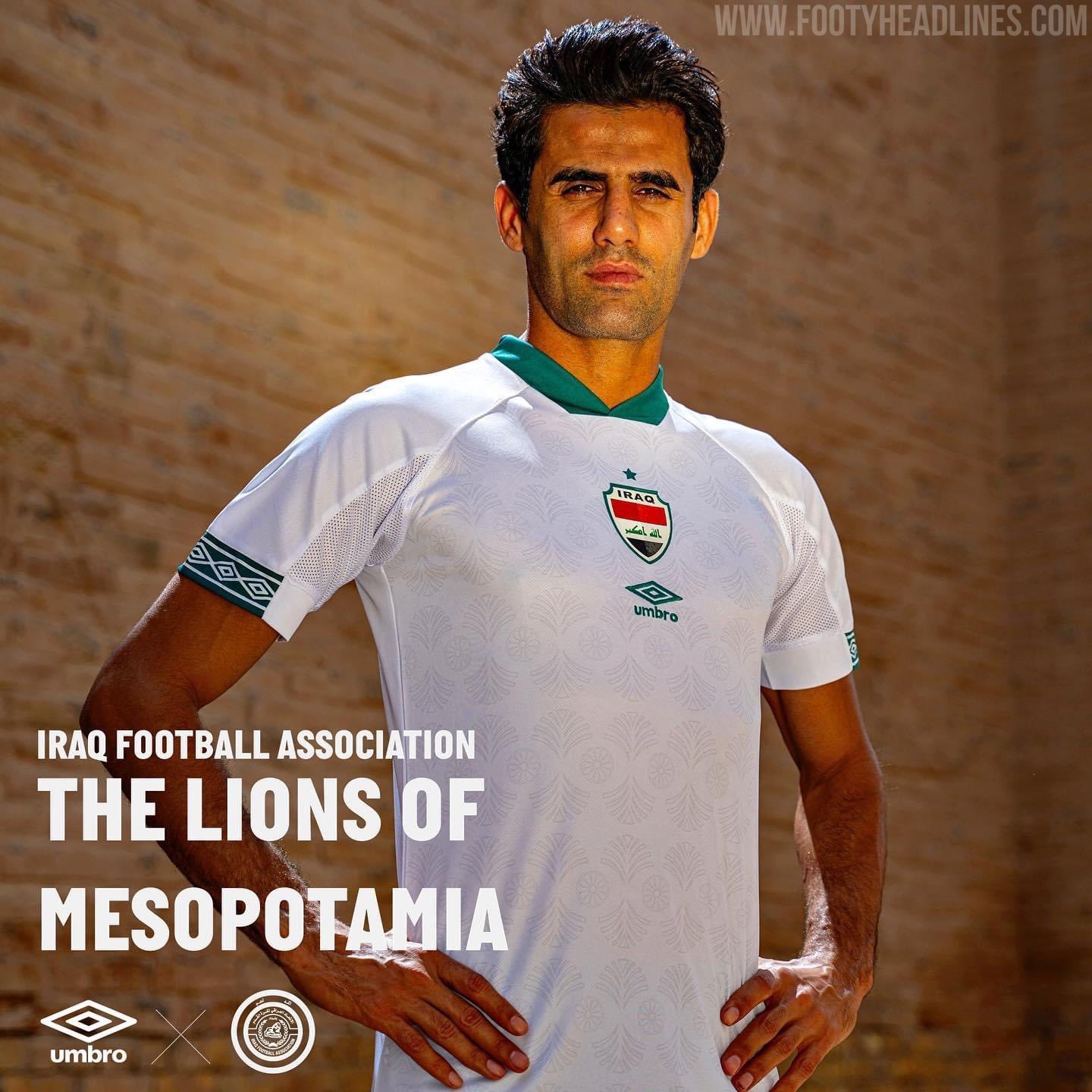 Umbro Iraq 21-22 Home & Away Kits Released - Finally Bespoke - Footy ...